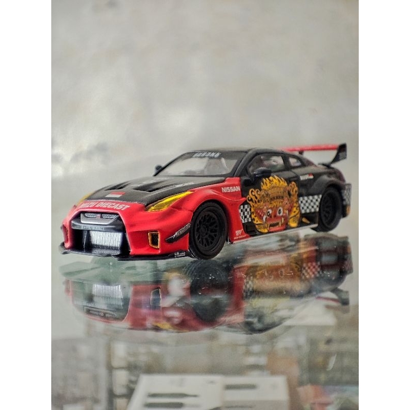 Jual MiniGT R35 barong swap velg R35 LB Racing | Shopee Indonesia