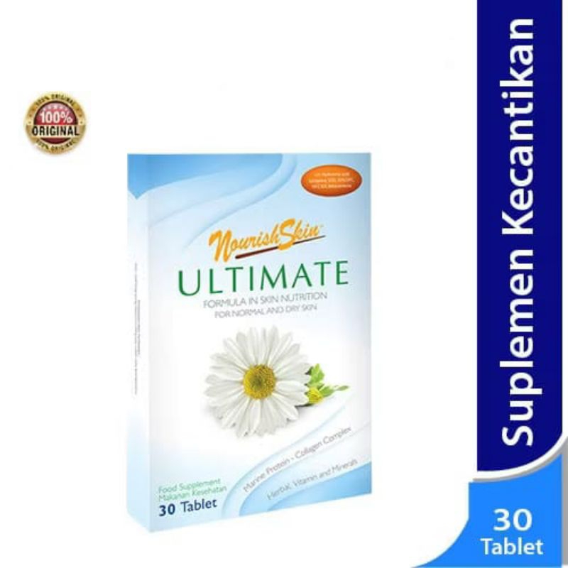 Jual NOURISH SKIN ULTIMATE ISI 30tablet | Shopee Indonesia
