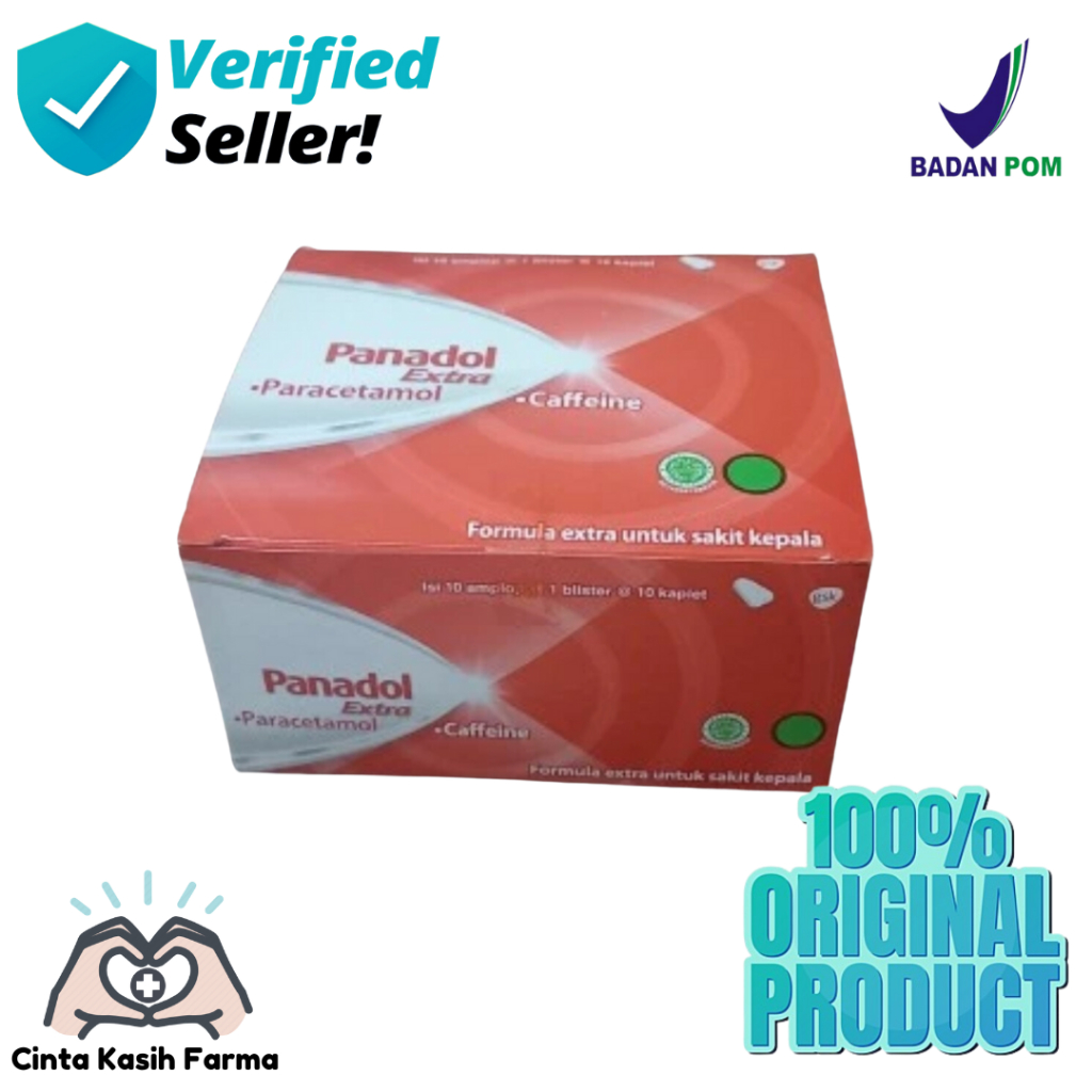 Jual Panadol Merah Extra Paracetamol Caffeine 1 Box | Shopee Indonesia