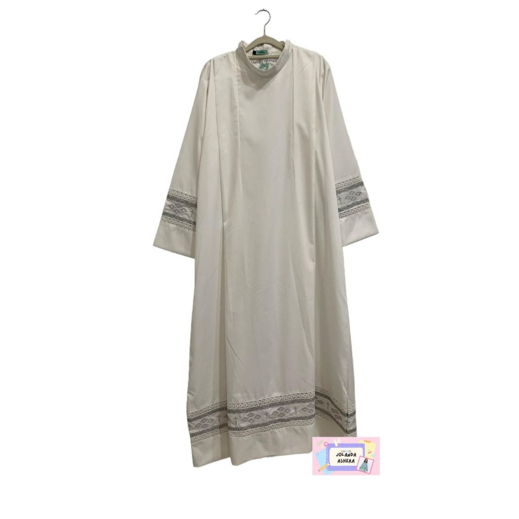 Jual Alba Pastor Katolik Alba Romo Bordir Salib Alba Prodiakon Jubah ...