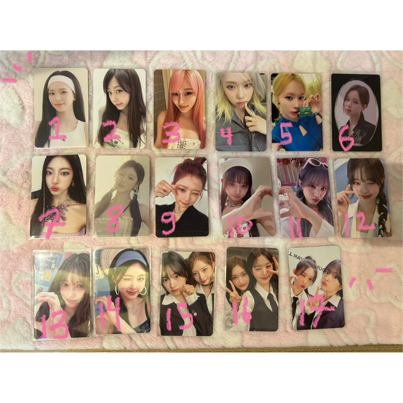 Jual photocard official group Aespa & Ive (baca desk) | Shopee Indonesia