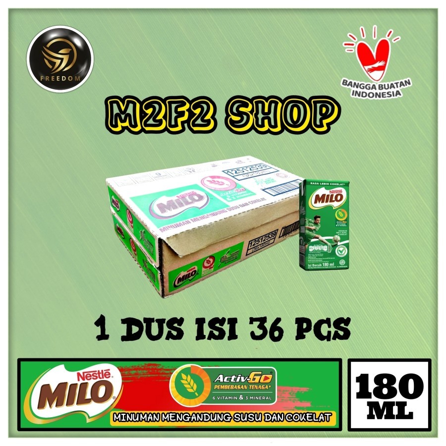 Jual Susu Milo Kotak Cokelat ACTIVE GO UHT - 180 ml (Kemasan Karton) | Shopee Indonesia