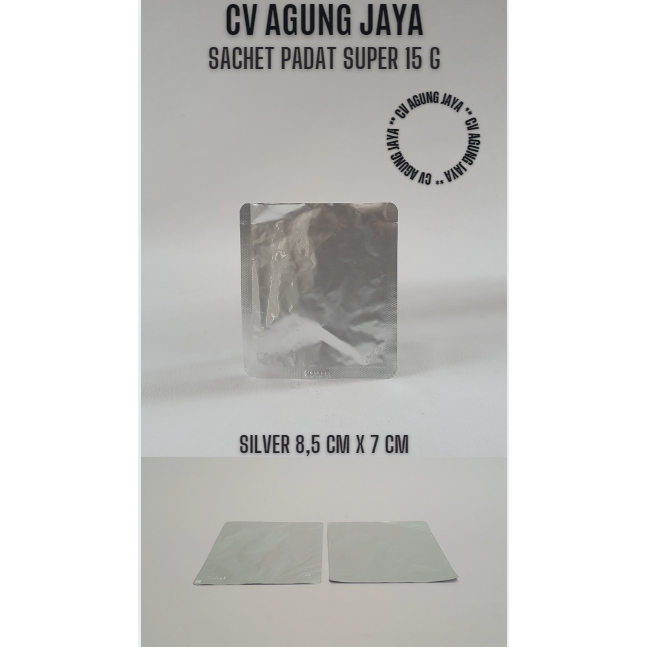 Jual Sachet 15 g Padat Super Silver / Plastik / Plastik Kemasan ...