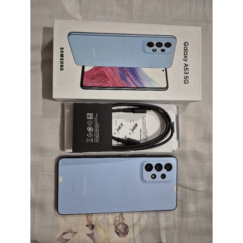 Jual Samsung Galaxy A53 5G 8/256GB Awesome Blue Second | Shopee Indonesia