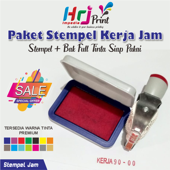 Jual Stempel Jam Kerja | Stempel Nomor Jam | Stempel Nomor 24 Jam ...