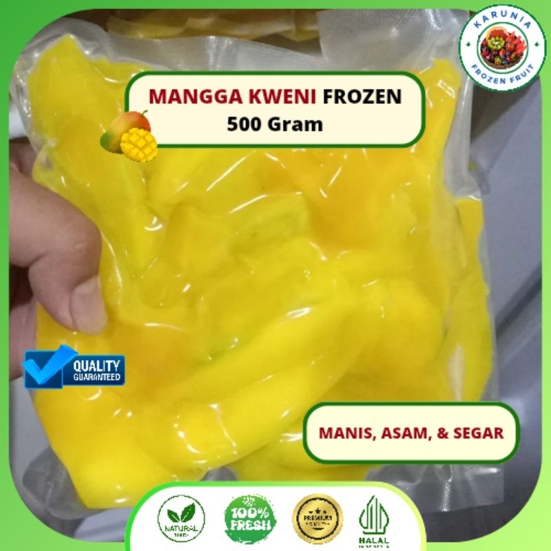 Jual MANGGA KWENI KUENI FROZEN / MANGGA KWENI BEKU KEMASAN 500 gr ...