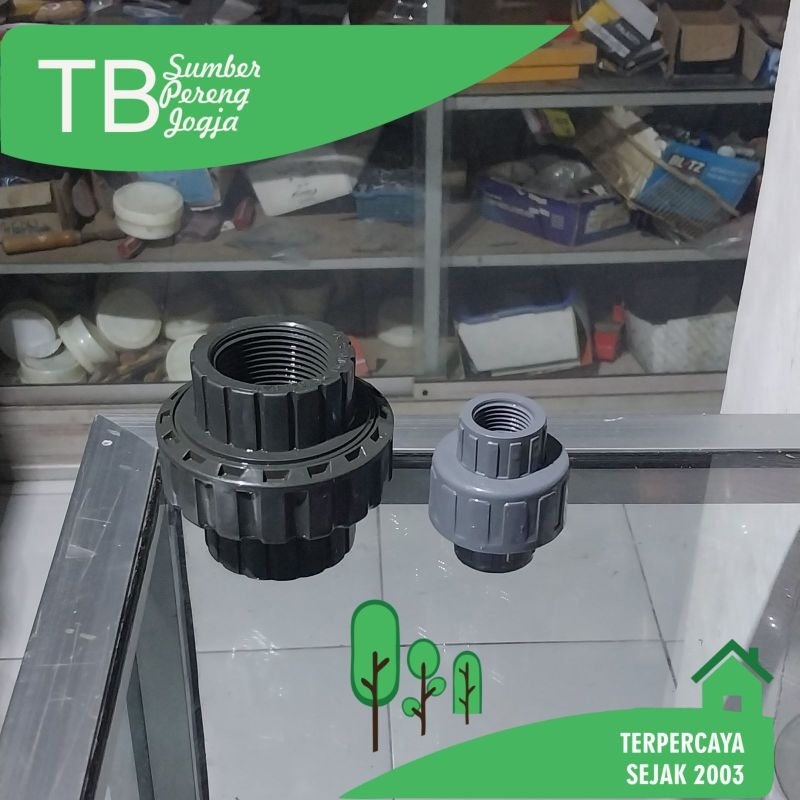 Jual Water Mur Drat Dalam Pipa = Union 1 1/4" dan Power 1/2" | Shopee ...