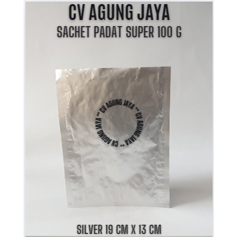 Jual Sachet 100 g Padat Super Silver @ Pcs / AlumuniumFoil / Alumunium ...