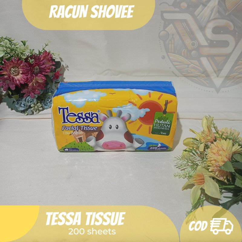 Jual Tissu merk "TESSA" 200s | Facial Soft Pack | Shopee Indonesia