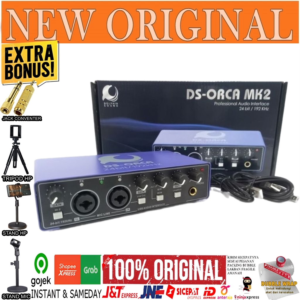 Jual New Original Dolphin Sound DS Orca MK2 Soundcard Recording MK 2 II ...