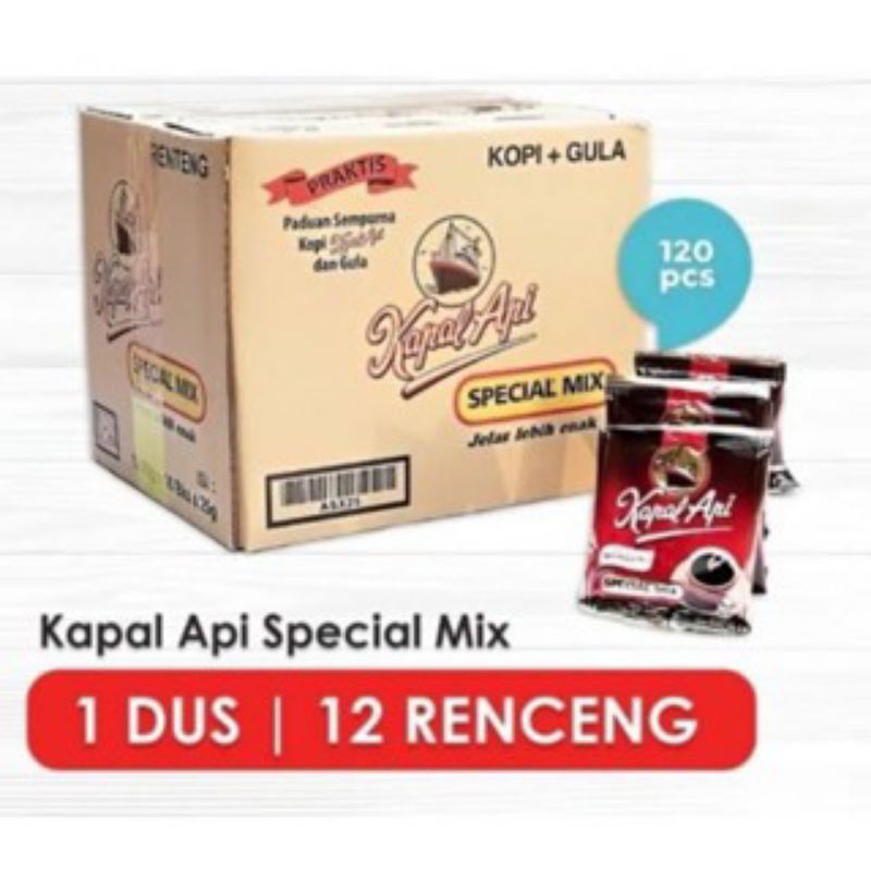 Jual Kapal API Special Mix Kapi + Gulau / 1 Dus 12 Renceng | Shopee ...