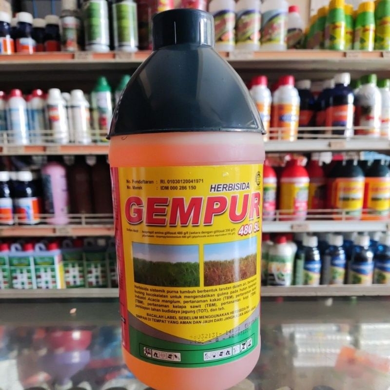 Jual Herbisida GEMPUR 1liter Obat Pembasmi Rumput Sampai Akar | Shopee ...