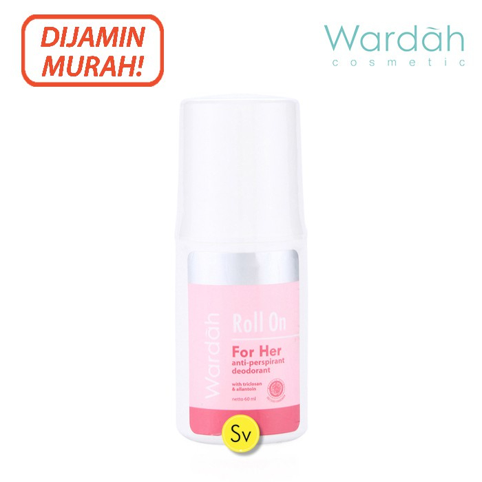 Jual Wardah Roll On For Her 60ml Deodorant | Shopee Indonesia