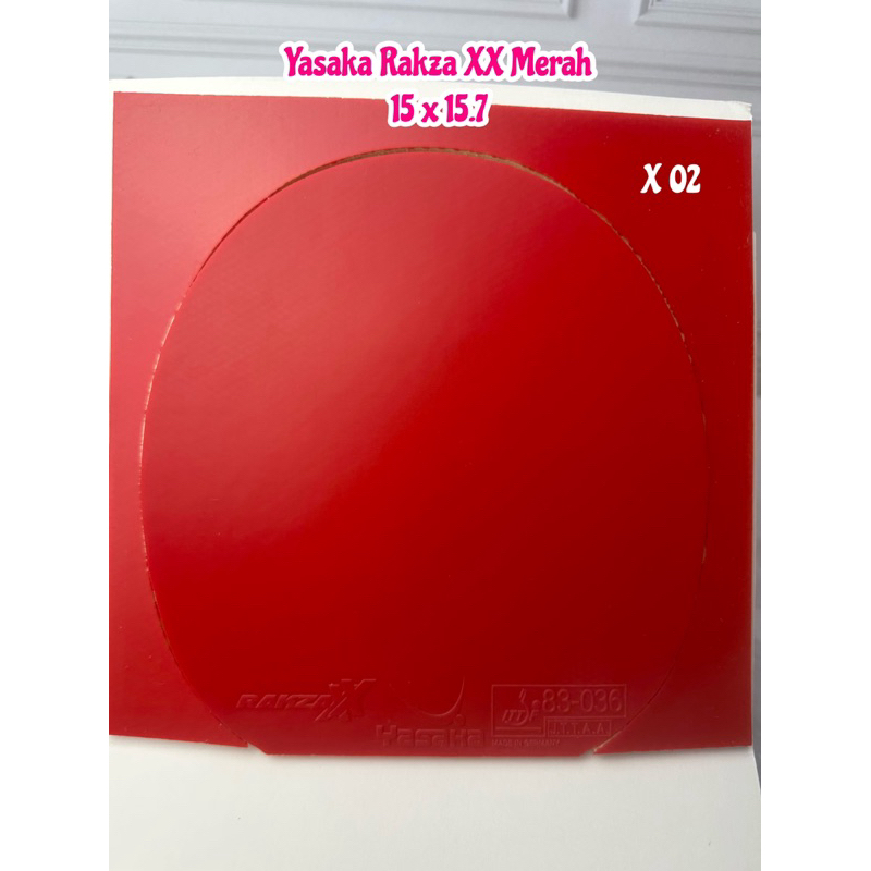 Jual SECOND KARET PINGPONG TENIS MEJA YASAKA RAKZA XX WARNA MERAH | Shopee Indonesia