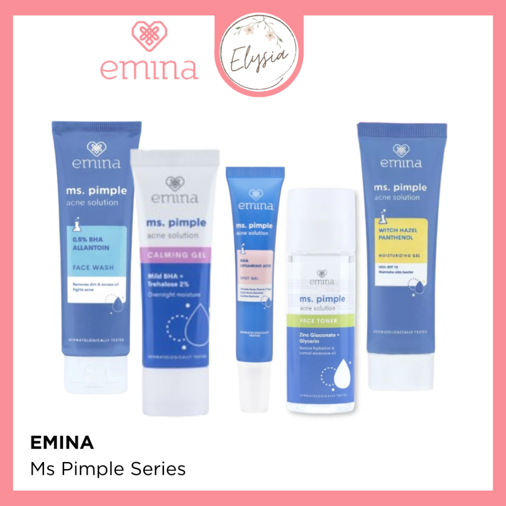 Jual Emina Ms Pimple Acne Solution Series | Shopee Indonesia