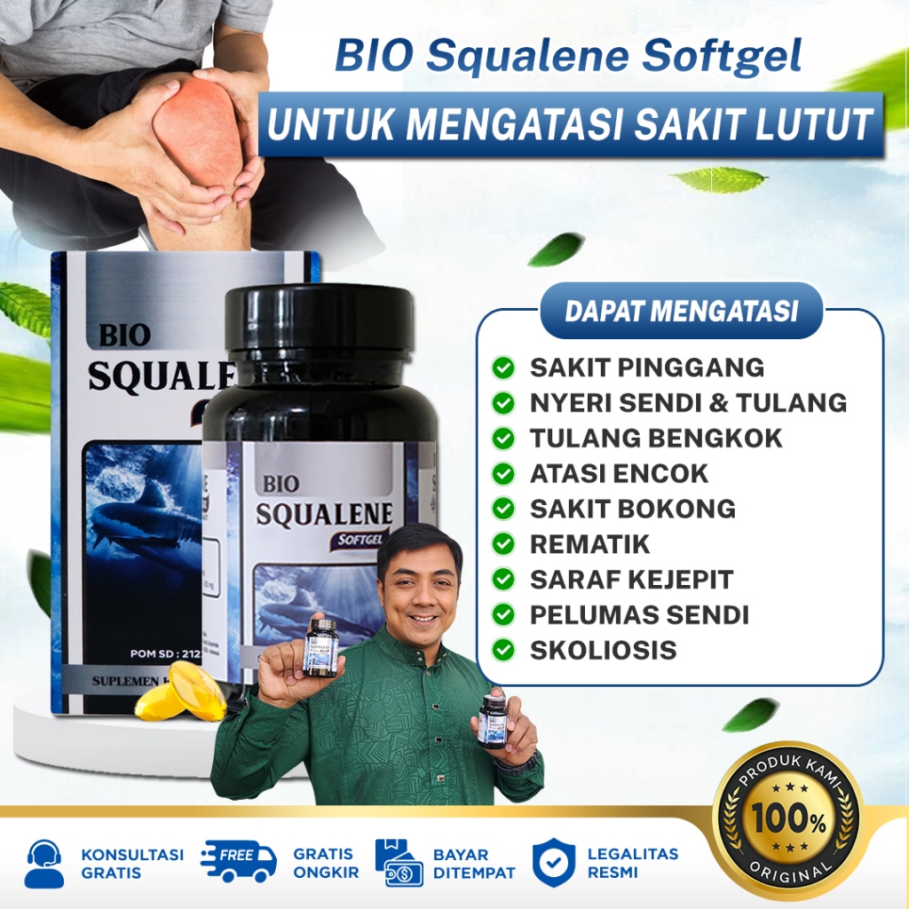 Jual OBat Nyeri Sendi Sakit Lutut Asam Urat Bio Squalene Original ...