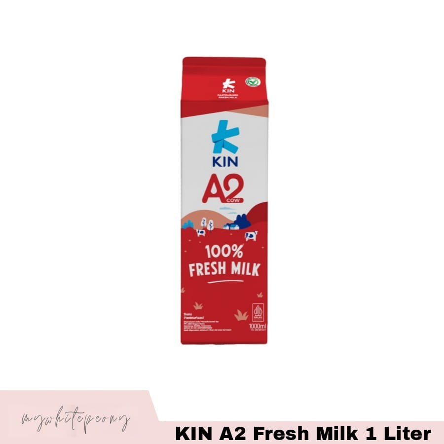 Jual KIN A2 Pasteurised Fresh Milk Full Cream / Susu Fresh Milk 1 Karton | Shopee Indonesia