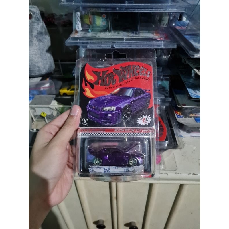 Jual hot wheels hotwheels nissan skyline gtr r34 rlc open hood detailed ...