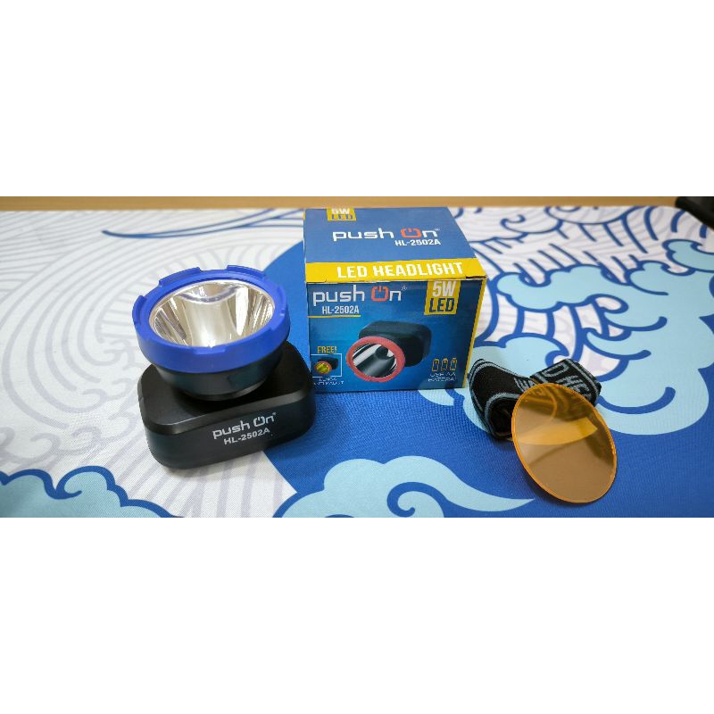 Jual Senter Kepala LED 5W Headlight Baterai AA LED 5 Watt Cahaya Terang ...