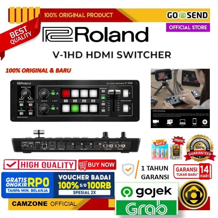 Jual Roland V-1HD / V1HD Portable 4 x HDMI Input Switcher - GARANSI RESMI | Shopee Indonesia