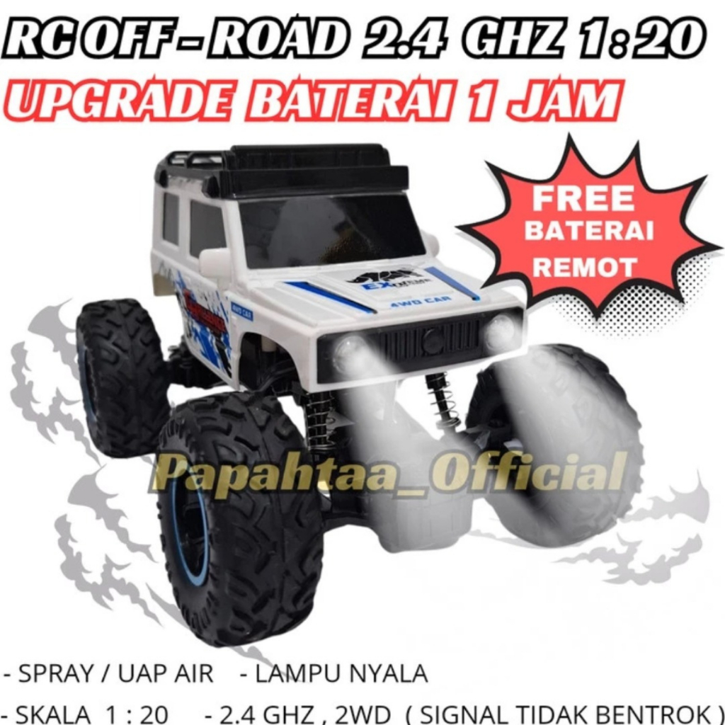 Jual mobil remote control offroad 2 wd mainan anak mobilan remot ...