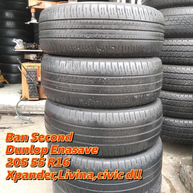 Jual Ban 205 55 R16 Dunlop Enasave EC300+ Second Harga 1 pcs | Shopee Indonesia