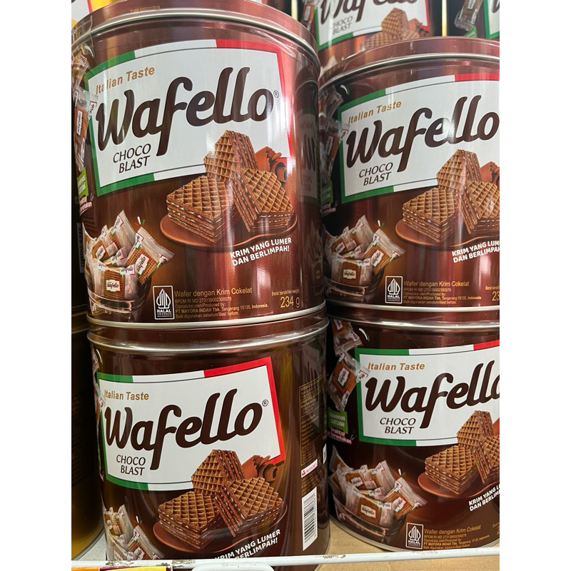 Jual Wafello wafer kaleng 234g | Shopee Indonesia