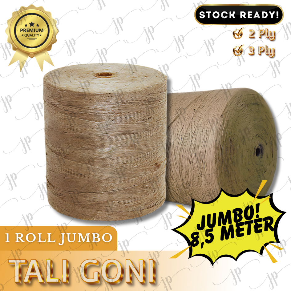 Jual Tali Goni / Tali Rami 1 Roll Besar (2 Ply / 3 Ply ) Hangtag DIY ...