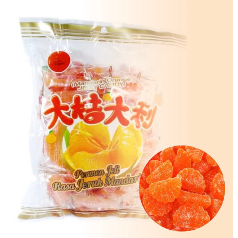 Jual BUY 1 GET 1‼️Permen Orange Jelly | Permen Jeruk Jelly | Gula-gula ...