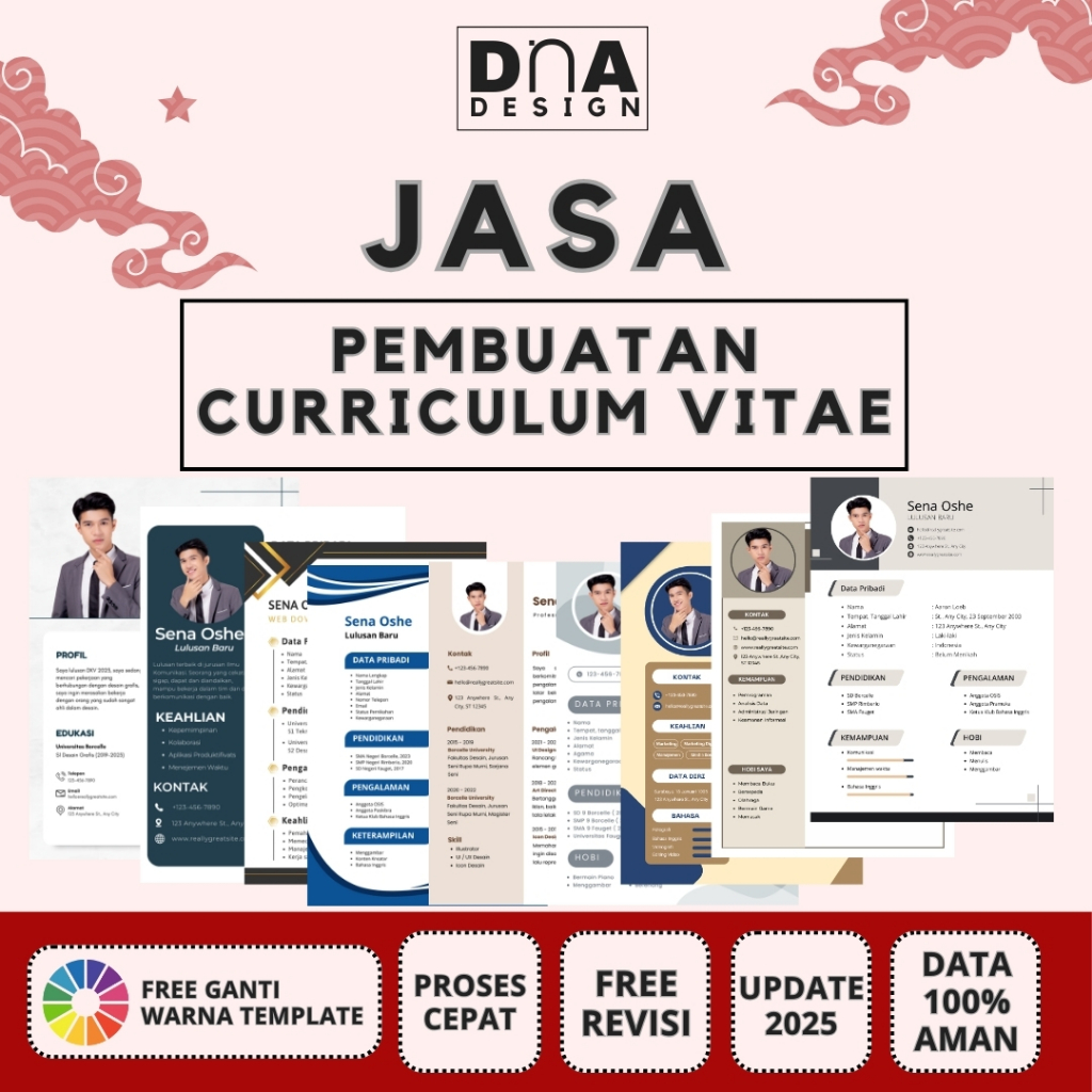 Jual Jasa Pembuatan CV | Jasa Portofolio BUMN | Curriculum Vitae | CV ...