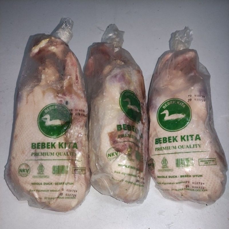 Jual KITA Bebek Peking Utuh Bersih Whole Fozen Duck Ukuran 1.3kg | Shopee Indonesia