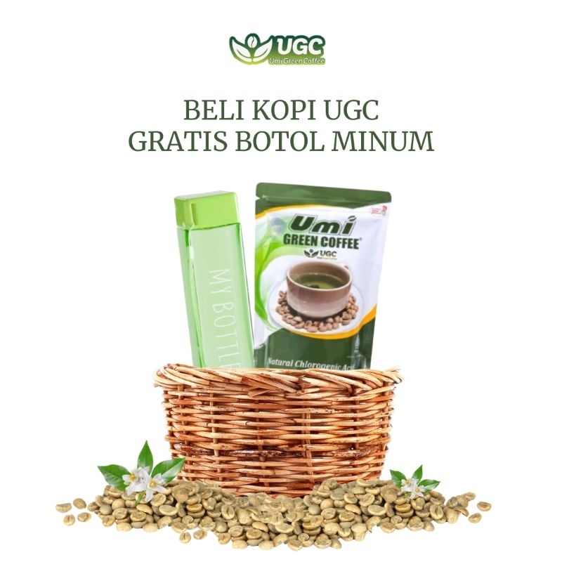 Jual [KEMASAN BARU] UGC Umi Green Coffee Kopi Pelangsing Dan Kesehatan ...