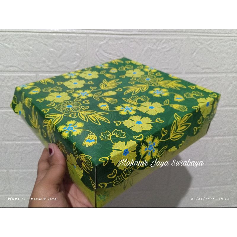Jual Dus R10K Kembang Hijau/Dus Nasi 20 x 20 x 7/Dus Nasi Hajatan/Box ...