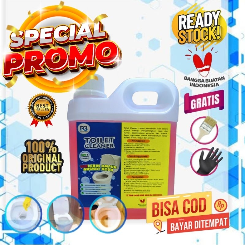 Jual Toilet Cleaner Pembersih Noda dan Kerak Membandel Lantai Toilet ...