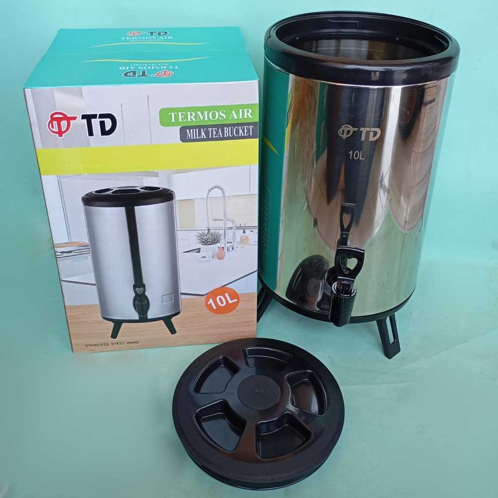 Jual TD Termos Air Milk Tea Bucket 10L / Termos Jug Jumbo Dispenser ...