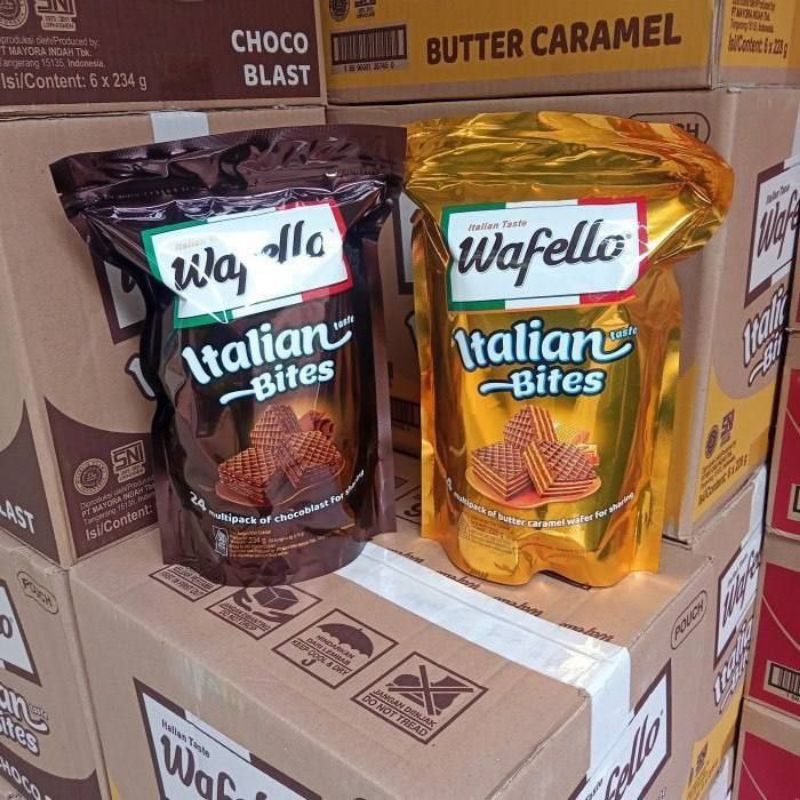 Jual WAFELLO WAFER POUCH 228 GRAM | Shopee Indonesia