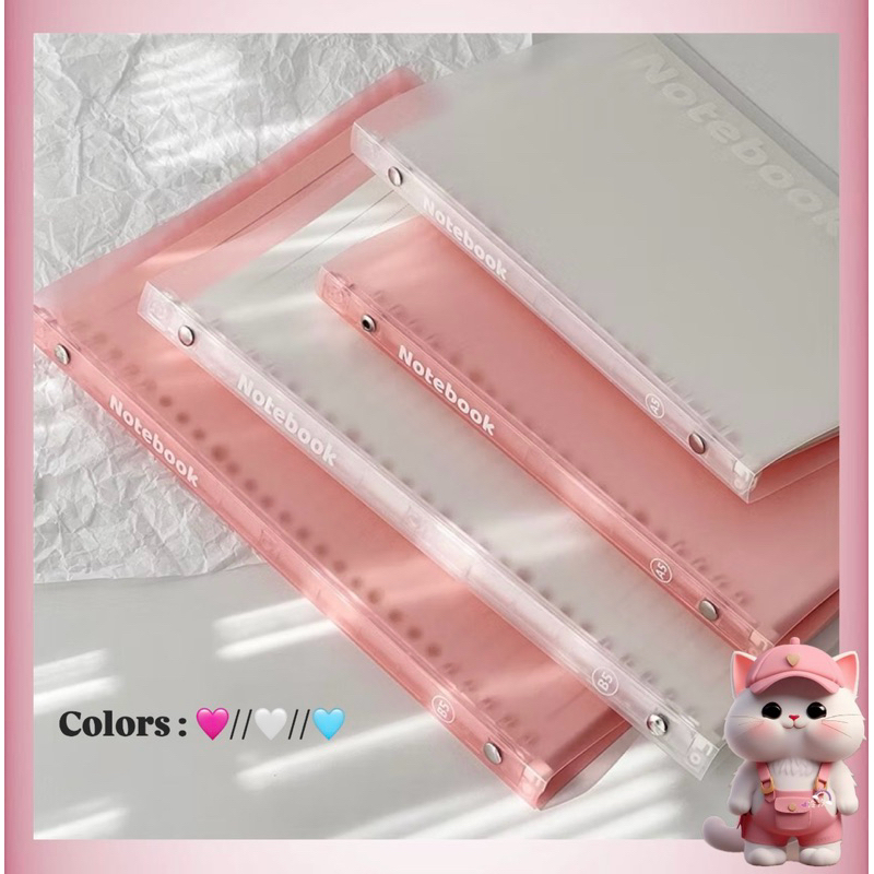 Jual Binder Notebook B5 A5 Lucu Buku Notebook Aesthetic Korea Besar ...