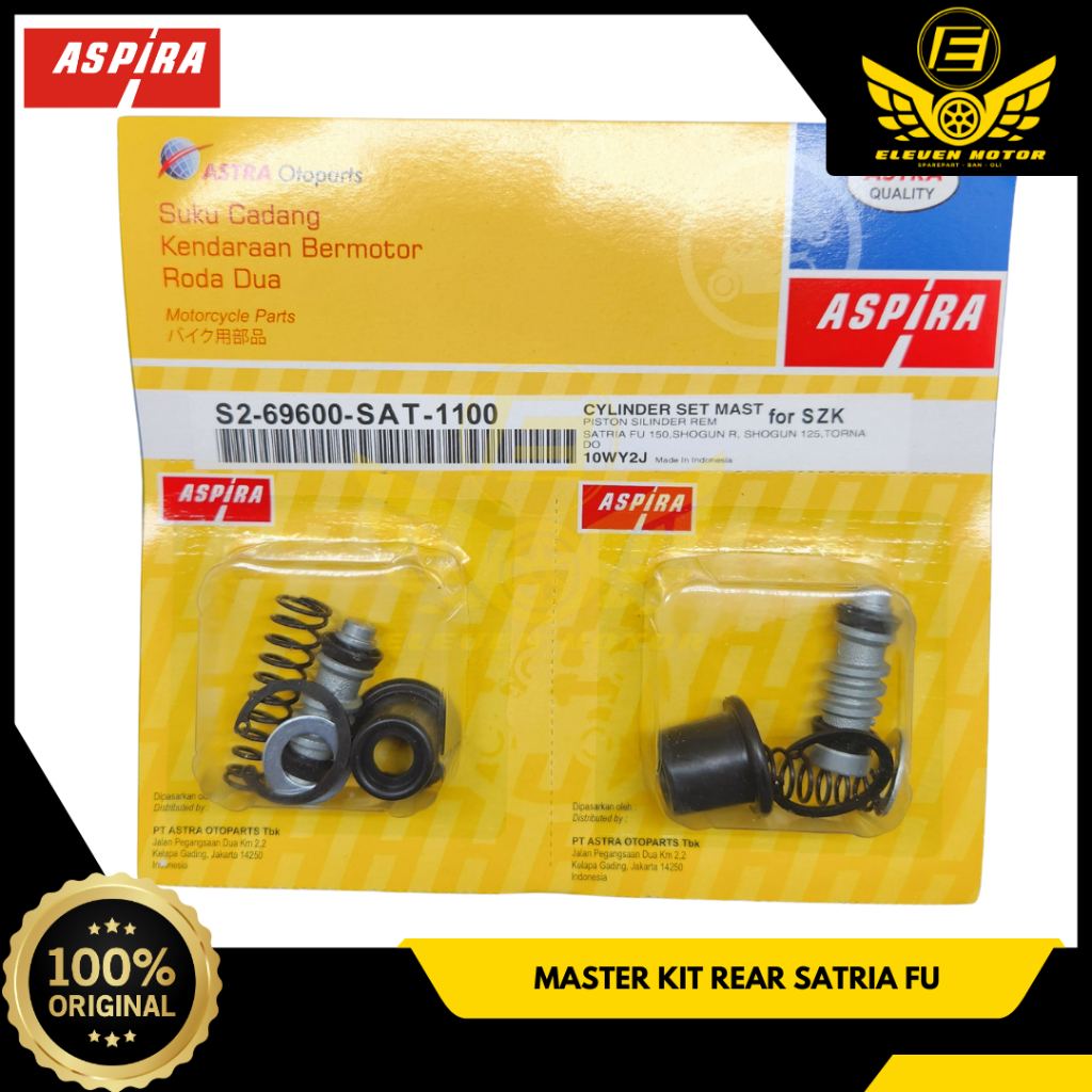 Jual Master Rem BELAKANG Satria Fu 150 Supra X 125 Sonic CBR Rear ...