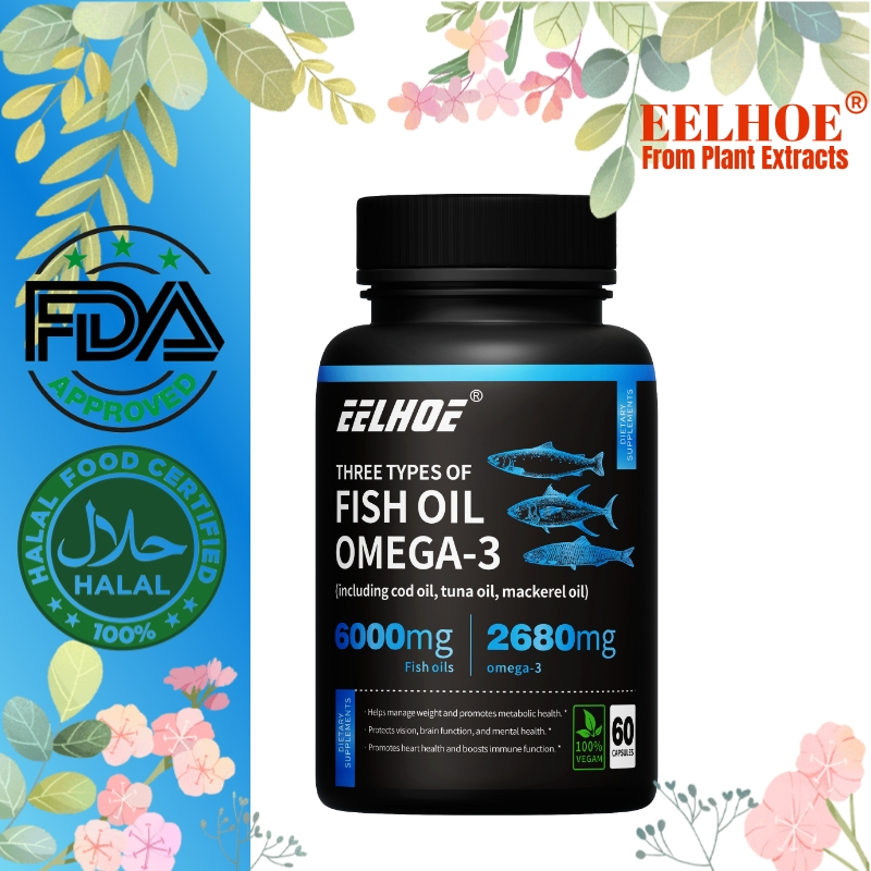 Jual Minyak Ikan Triple Omega-3 6000mg, membantu menjaga tulang yang ...