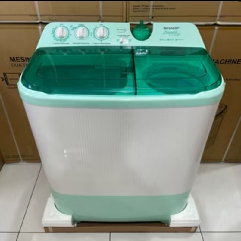 Jual Mesin Cuci 2 Tabung SHARP 10KG EST 1070 SJ AQUA MAGIC / 12KG EST ...