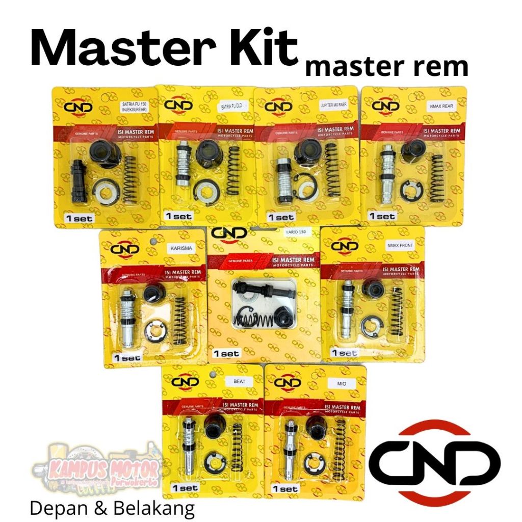 Jual [ DND ] Master Rem Kit Seal Master Rem Beat Supra Mio Jupiter ...