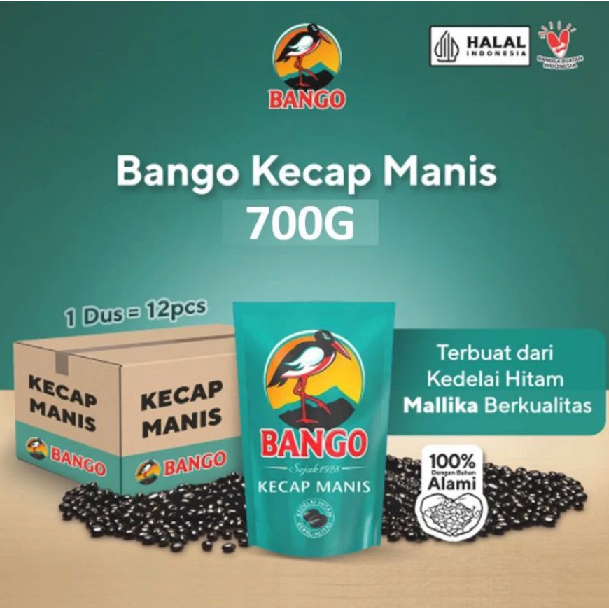 Jual Kecap Bango 700ml / Kecap Manis Bango Refill Besar / Kecap Bango ...