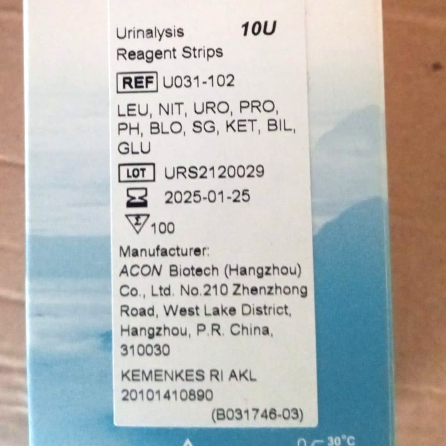 Jual Verify 10p isi 100 strip / urine test 10 parameter isi 100 stik ...