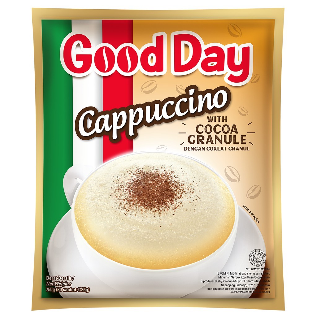 Jual Good Day Cappuccino + Cocoa Granule Renceng (isi 10 sachet ...