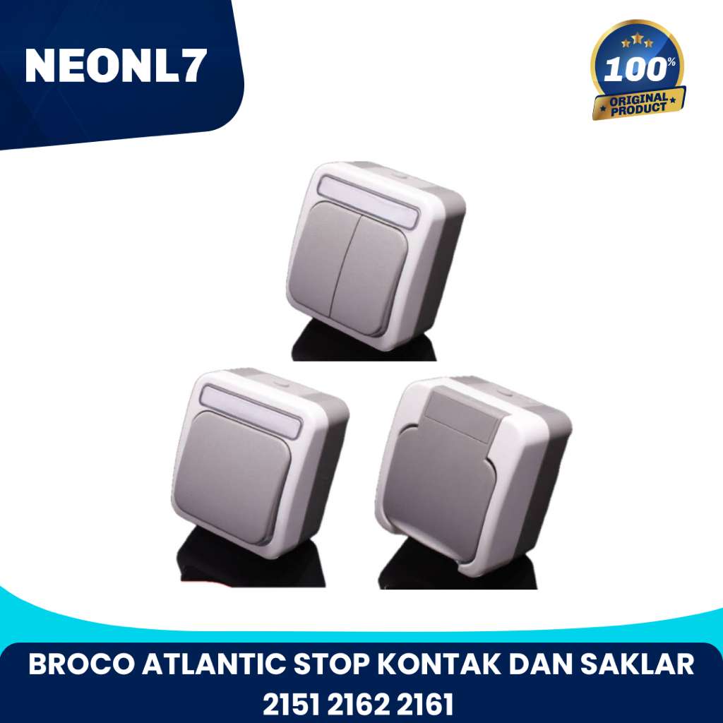 Jual BROCO ATLANTIC STOP KONTAK DAN SAKLAR OUTDOOR ANTI AIR 2151 2162 ...