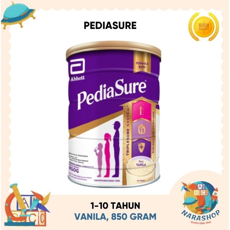 Jual Pediasure Triplesure Kemasan 800 / 850 Gram Rasa Vanila/ Cokelat ...