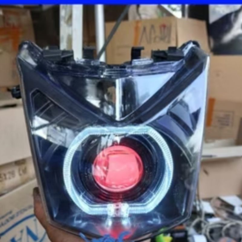 Jual Reflektor Depan Beat Fi 2013-2016 Full Set Biled Ala Ala 4,5 Inci ...
