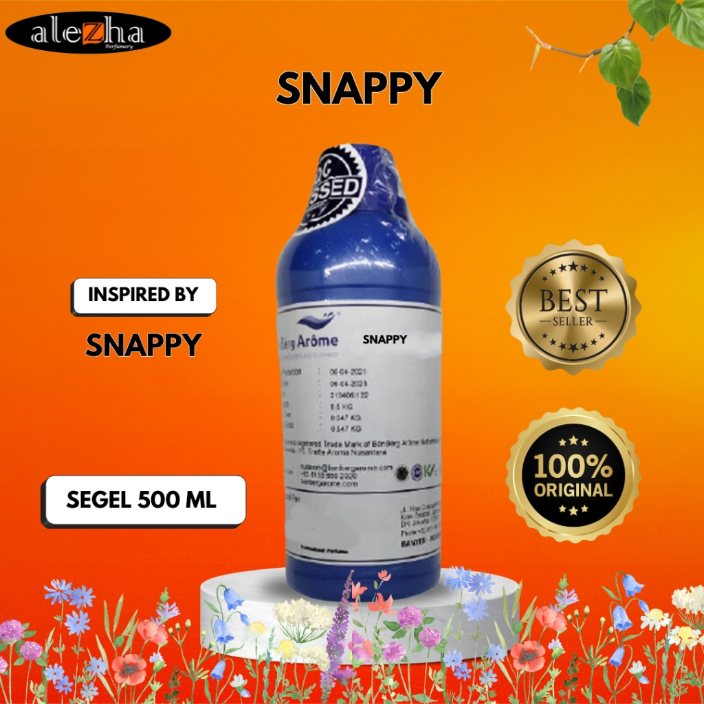 Jual BIBIT PARFUM LAUNDRY SNAPPY (BENBERG) 500ML SEGEL | Shopee Indonesia