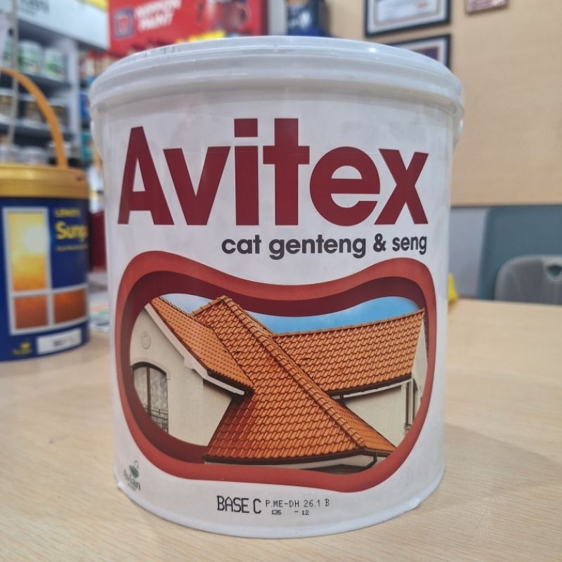 Jual Avitex Cat Genteng & Seng 4kg | Shopee Indonesia