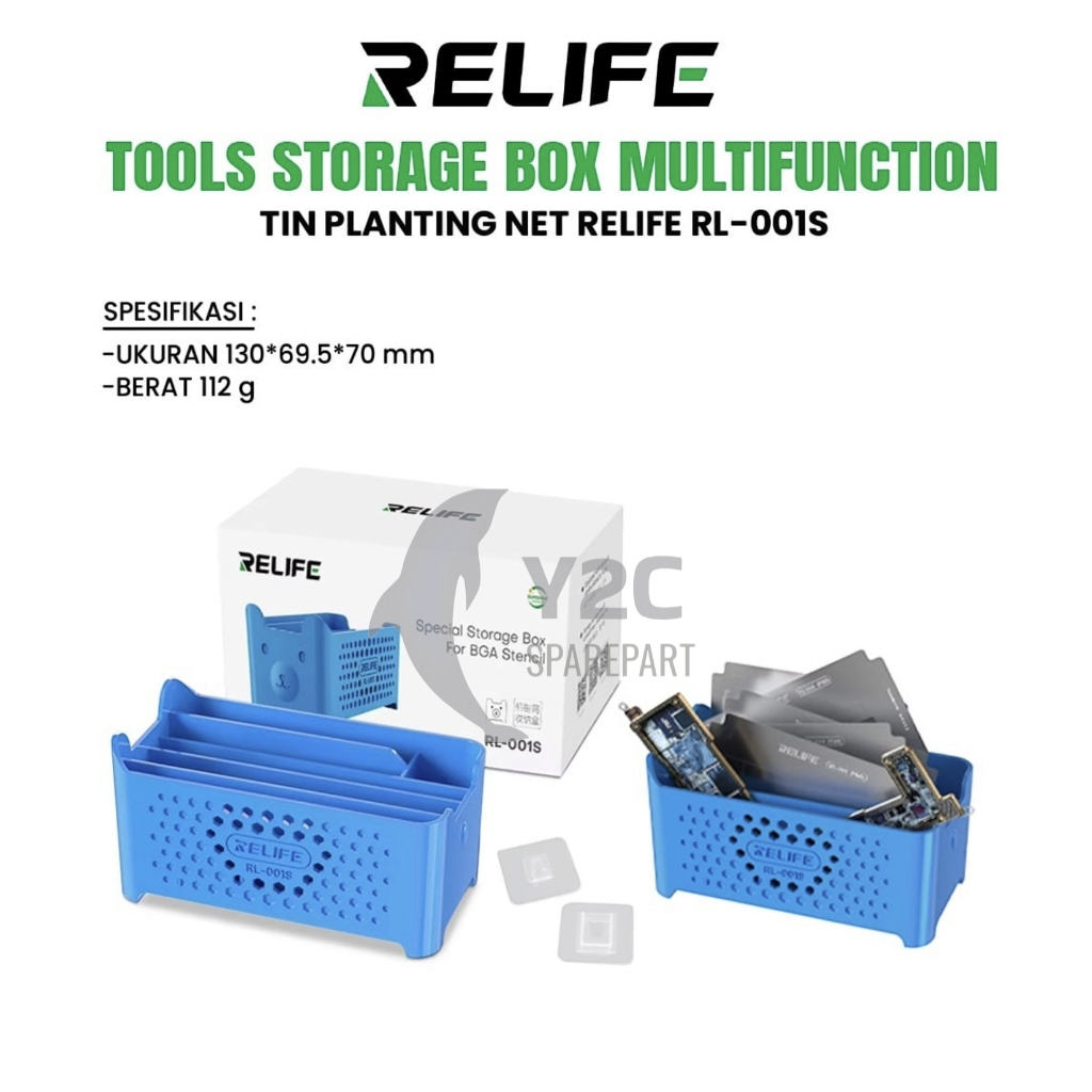 Jual STORAGE BOX RELIFE NET RL-001S / RAK KOTAK SPAREPART WADAH BAUT ...
